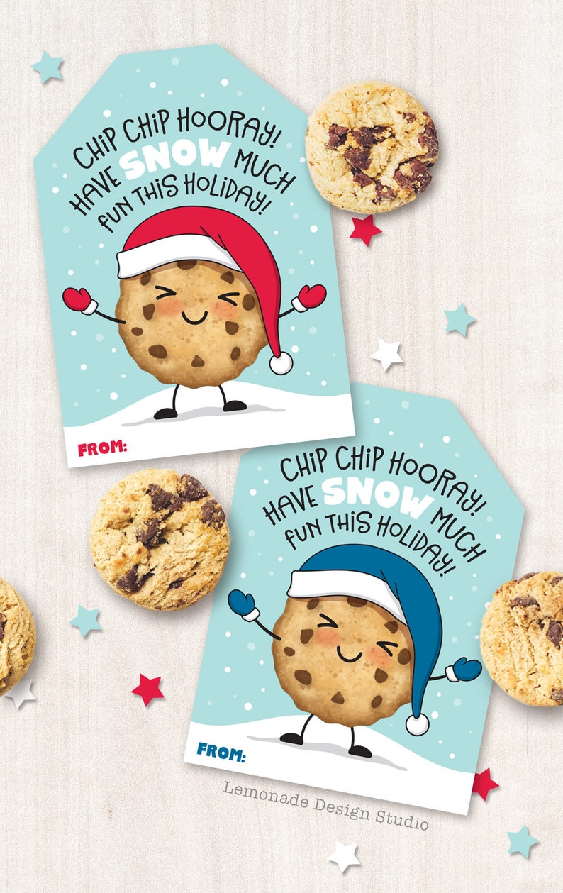 Printable Holiday Treat Tags Classroom Treat Bag Christmas Tags ...