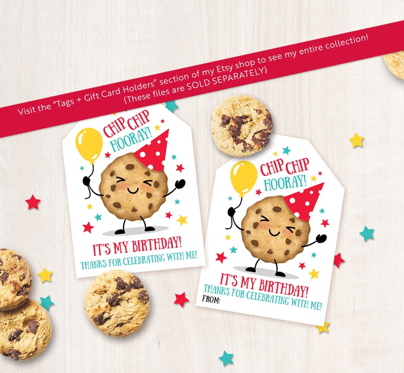Printable Birthday Treat Tag Classroom Snack Cake Swiss Roll School ...
