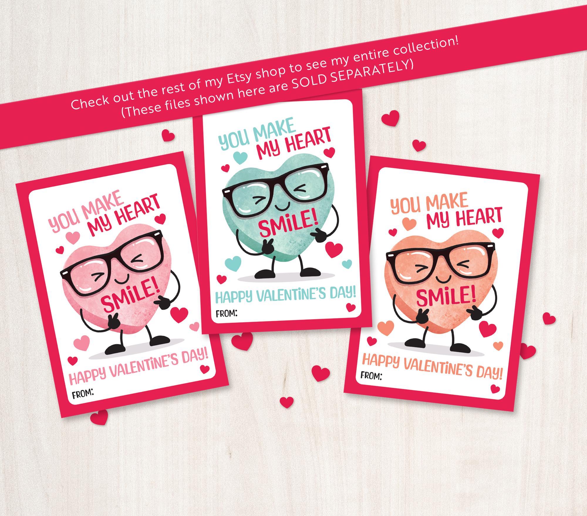 Printable Valentine Tags for Cookies Classroom Chocolate Sandwich ...