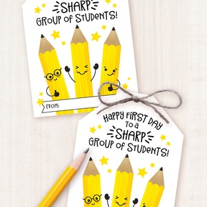 First Day of School Gifts for Students Printable Gift Tags for ...