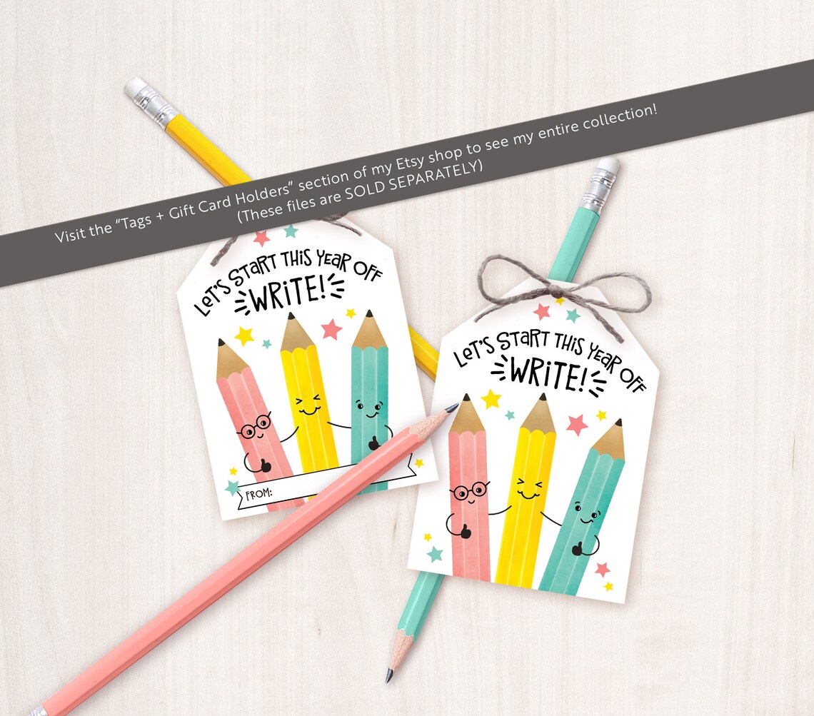 Back to School Printable Gift Tags for Classroom First Day of - Etsy