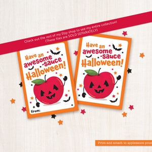 Printable Halloween Tags Trick or Treat Bag Goldfish Tags Halloween ...