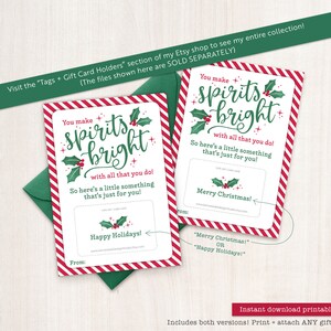 Printable Christmas Treat Tag for Crispy Rice Treats Classroom Holiday ...