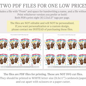 100 Days of School Printable Treat Tag Swiss Cake Roll Classroom Gift ...