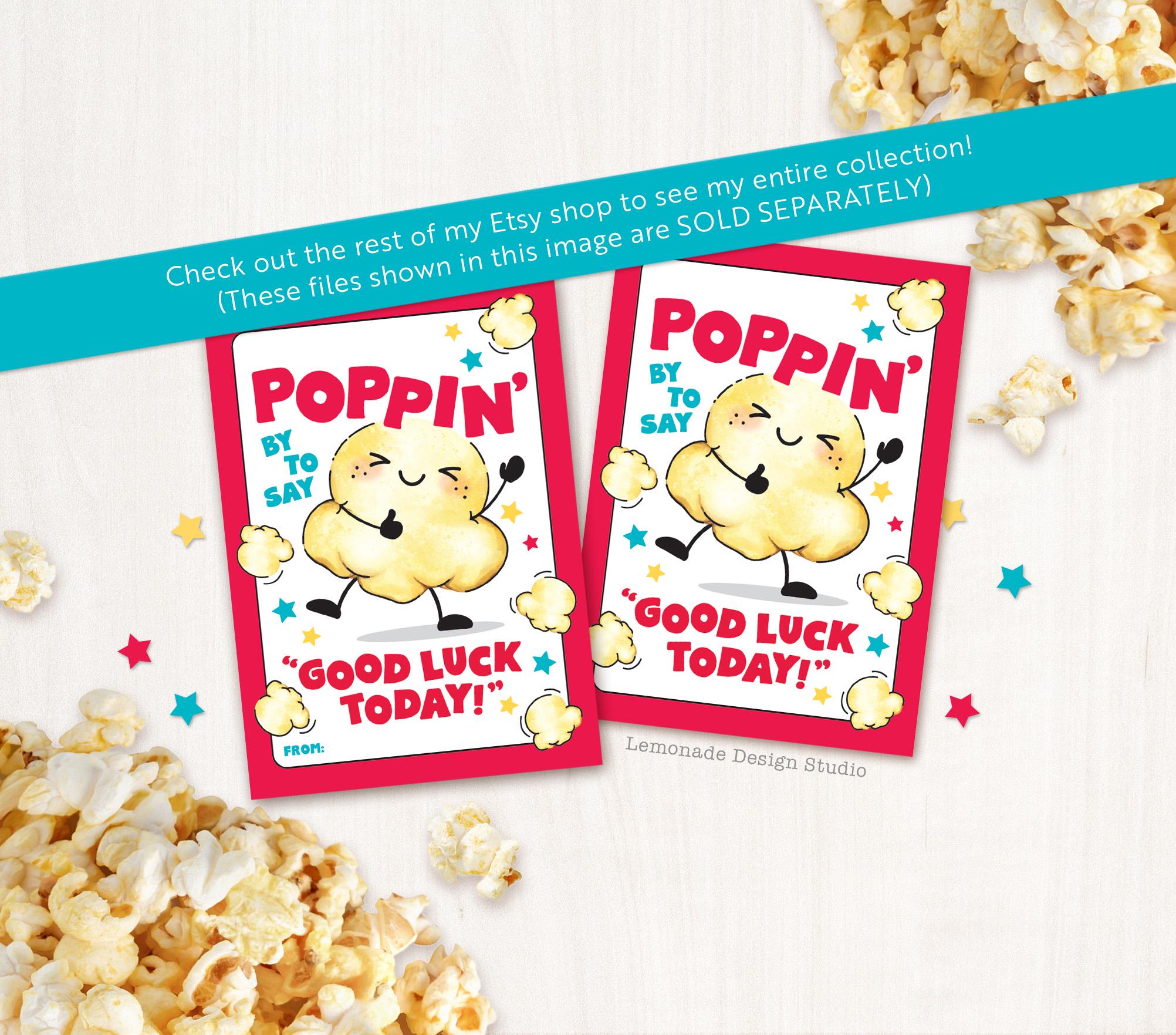 Printable Testing Day Treat Bag Topper Donuts Good Luck Snack Classroom ...