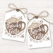 PRINTABLE Teacher Gift Tags, Teacher Appreciation, Thanks a Latte, End ...