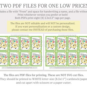 Easter Printable Popcorn Snack Tag Classroom Gift for Teachers Students ...