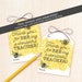 Back to School Teacher Gift Tags Printable Bee Themed Teacher Welcome ...