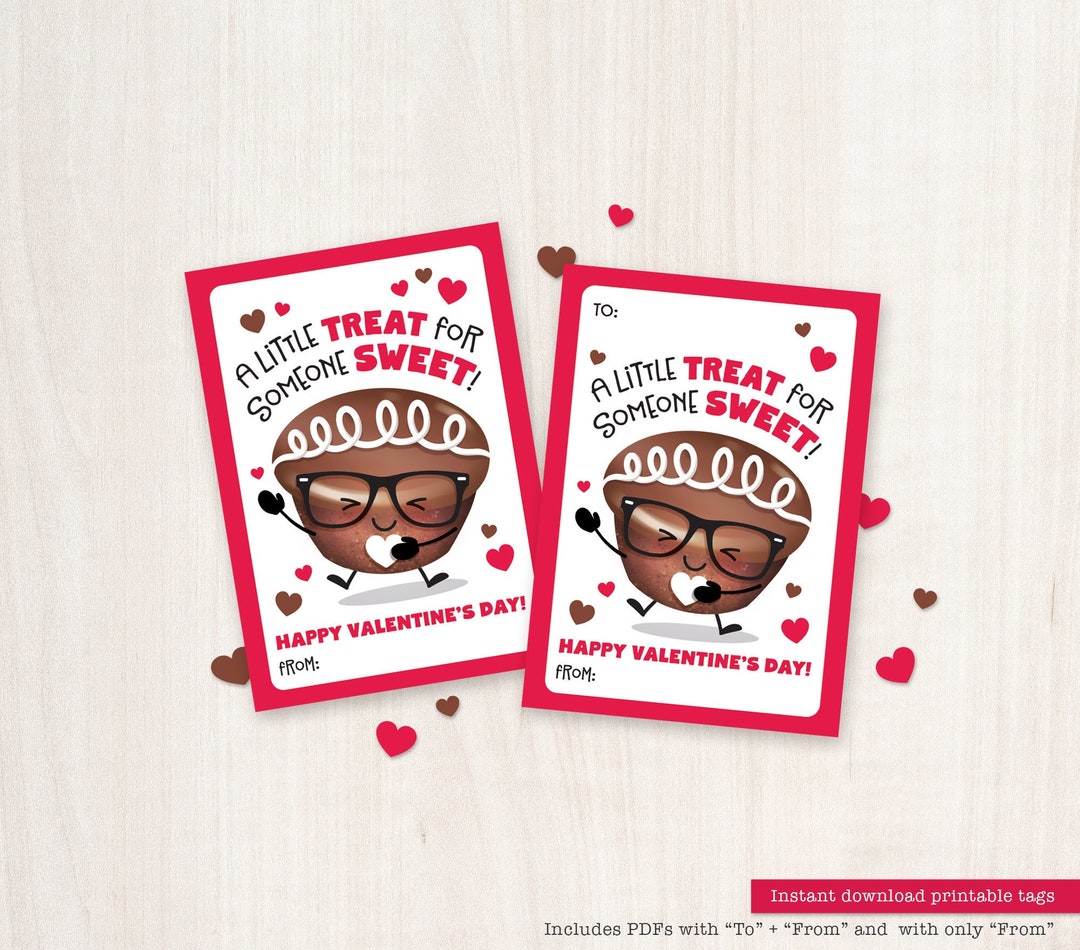 Printable Valentine Treat Tags Valentines Day Cards for Kids Gifts ...
