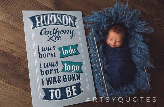 Items similar to Nursery Sign with custom message for Baby hand painted ...