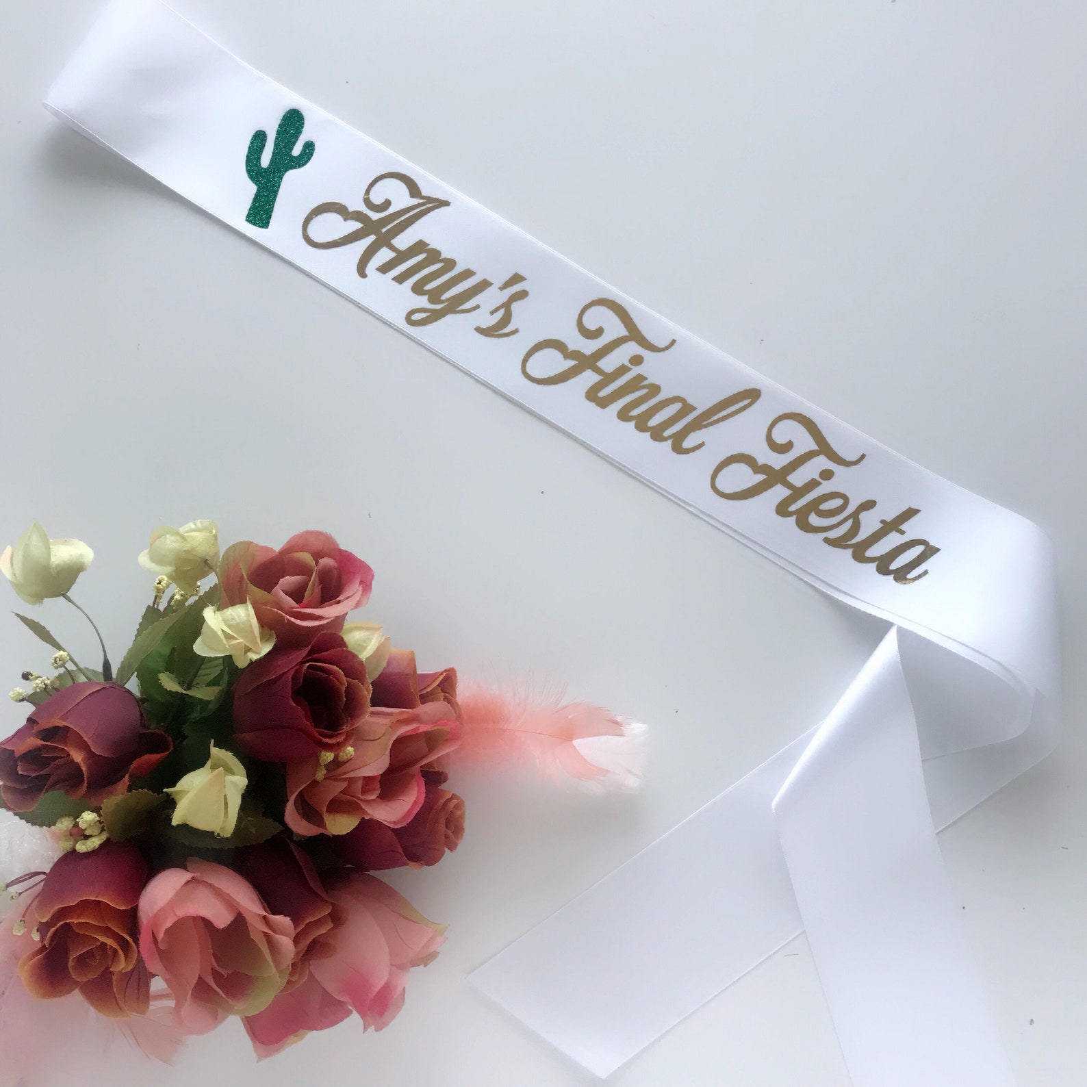 Custom Final Fiesta Sash, Bachelorette Party, Bridal - Etsy