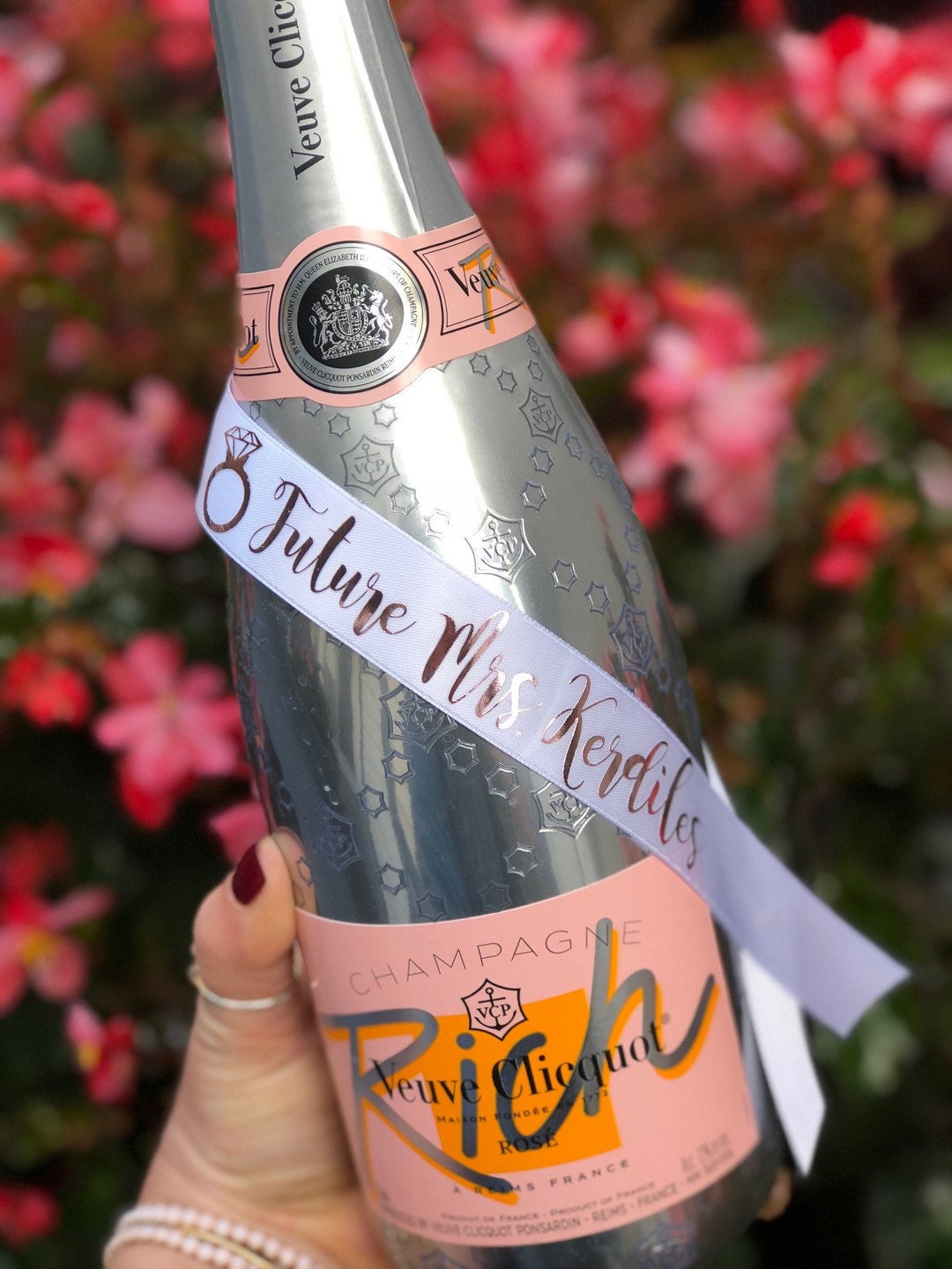 Custom Bottle Sassy Sash! - Etsy