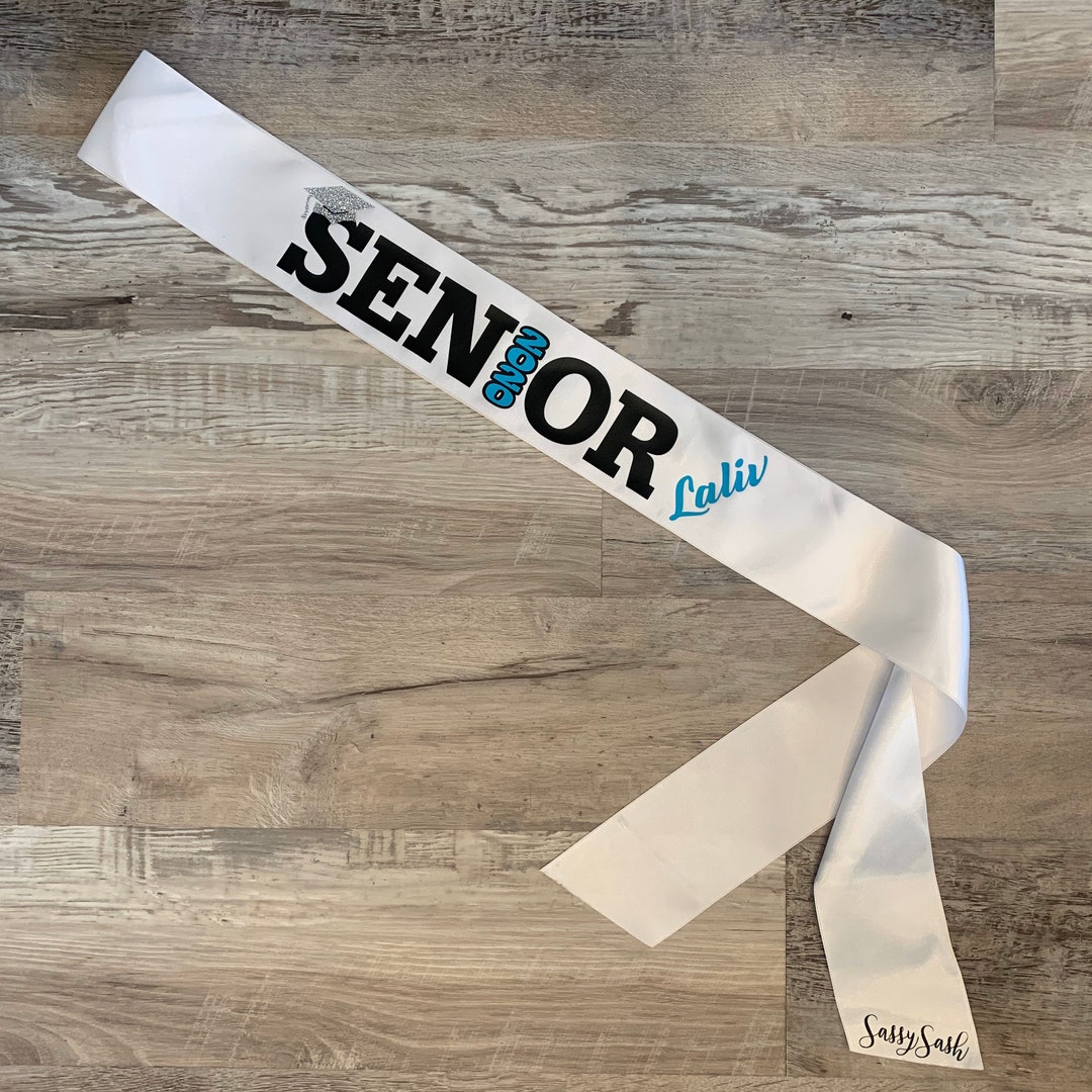 Custom Graduation Sassy Sash / Grad Sash / Class of 2025 Sash / Senior ...