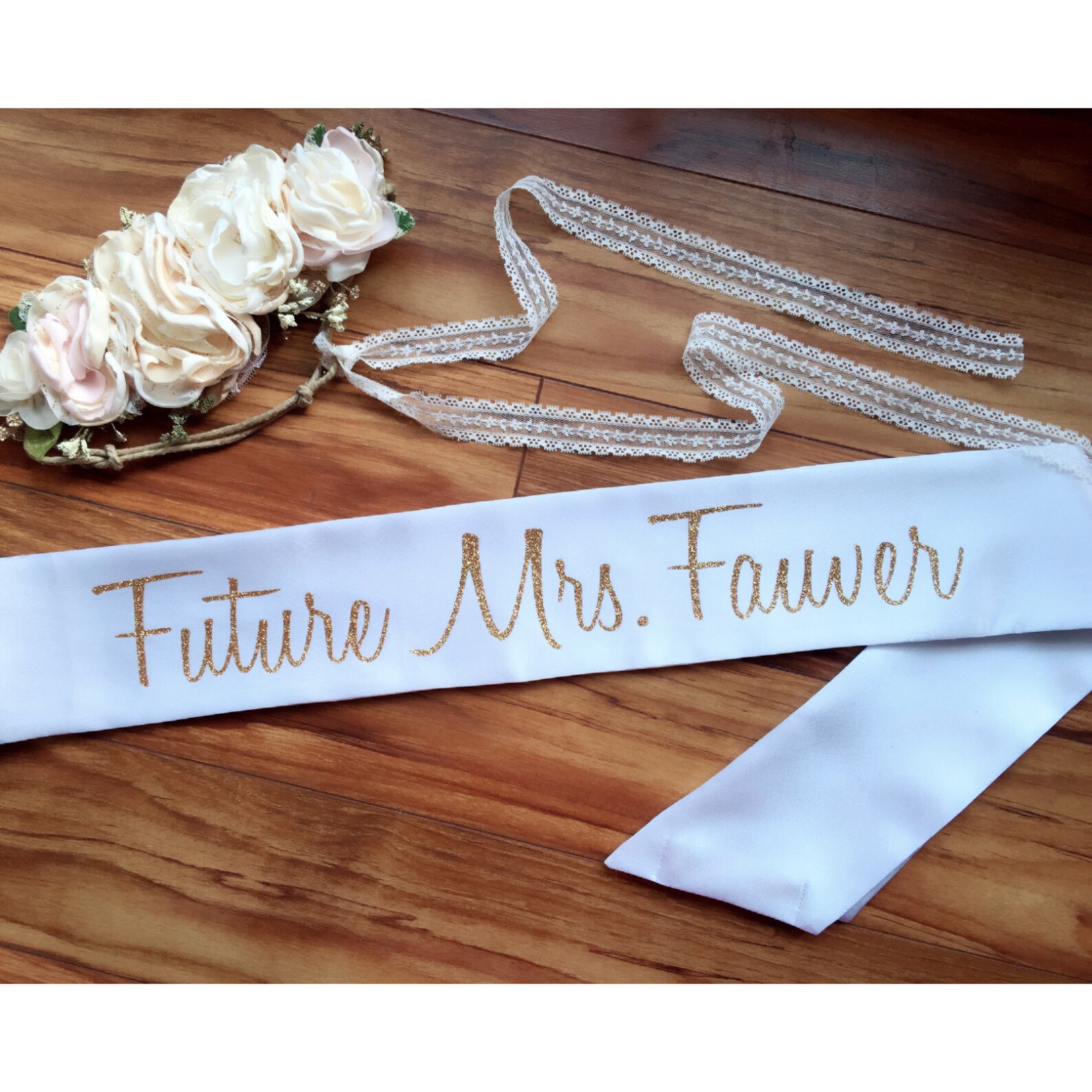 Custom Future Mrs Sassy Sash / Boho Bride Sash / Bachelorette - Etsy