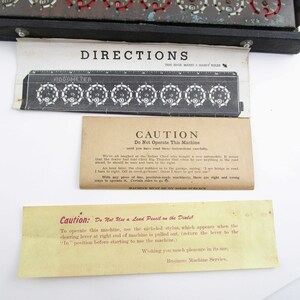 Vintage 'addometer' in Carrying Case - 1950s - Instruction Sheets ...