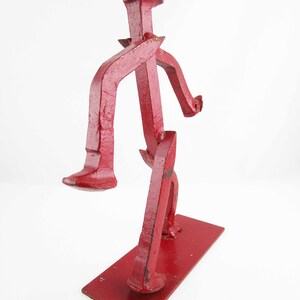 Vintage Folkart - Strutting Character - Metal Spikes - Railroad Spikes ...