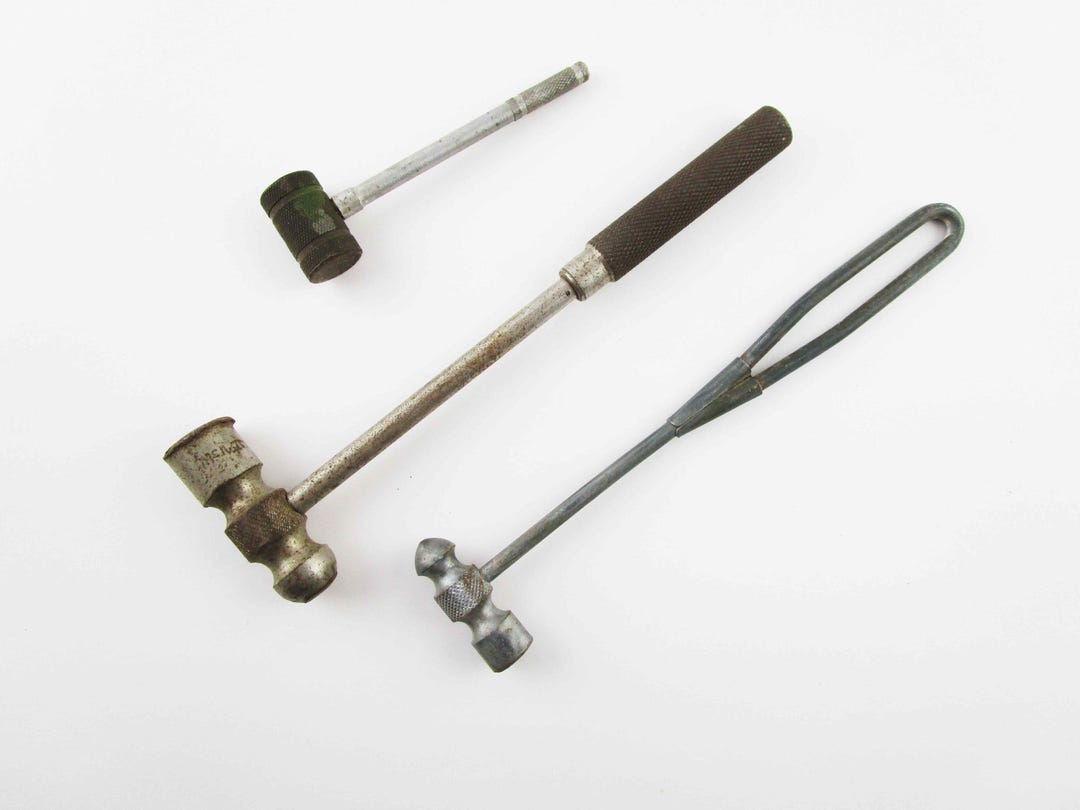 Vintage Mini Hammers - Steel Hammers - Miniature - Ballpeen - Mcnutt ...
