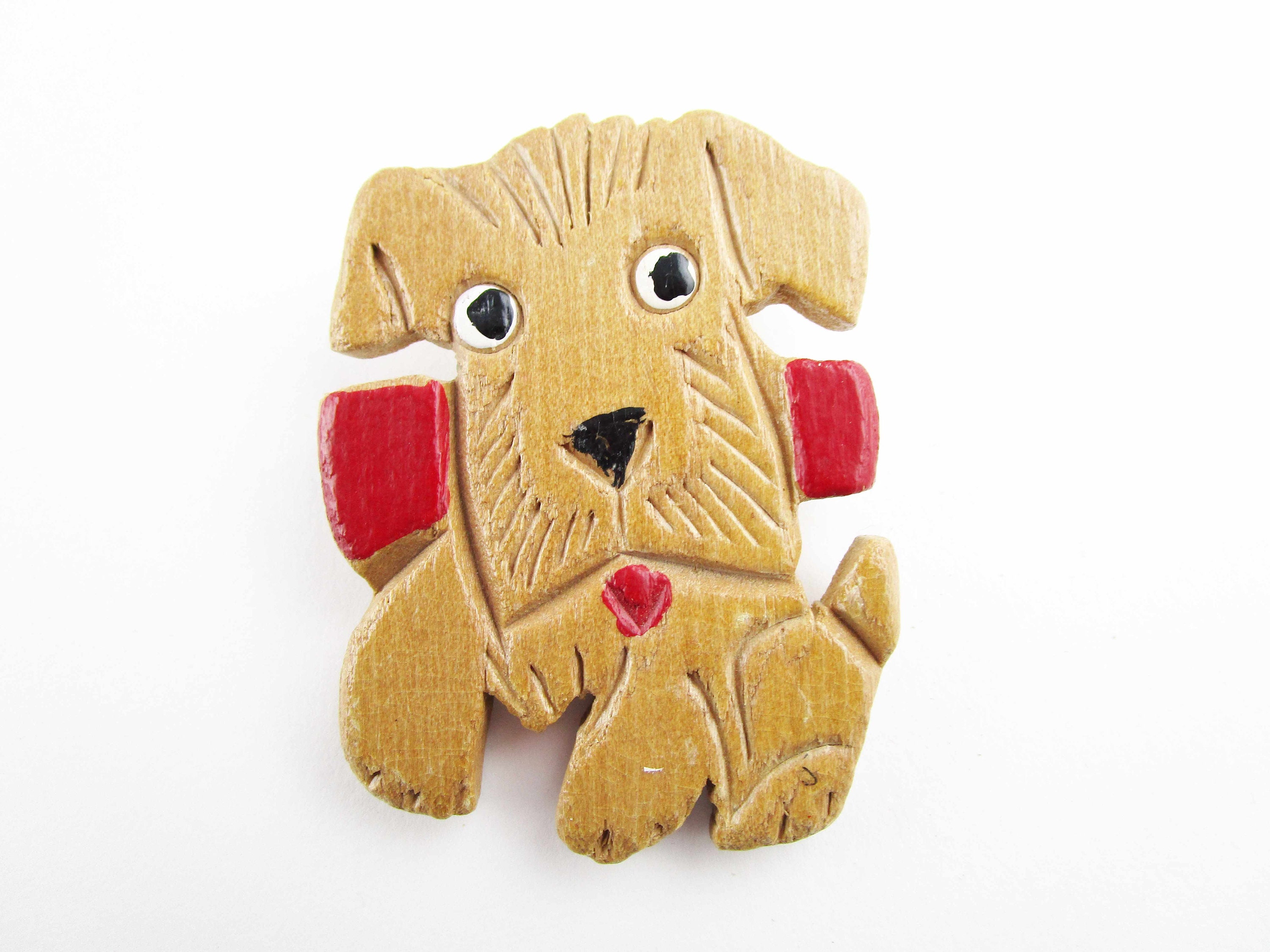 Your CHOICE Two Different Wood 'Dog' Pins With | Etsy