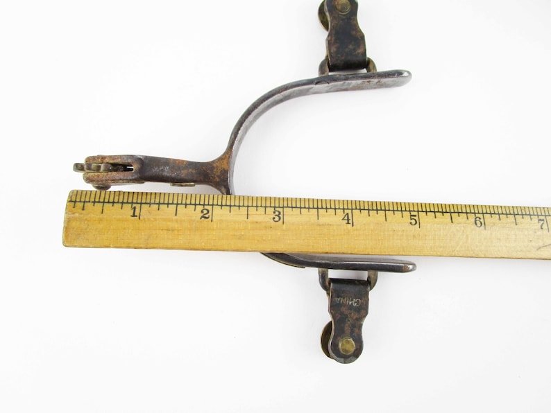 Rustic Display Western-style Spurs with Rowels Bridle Chin | Etsy