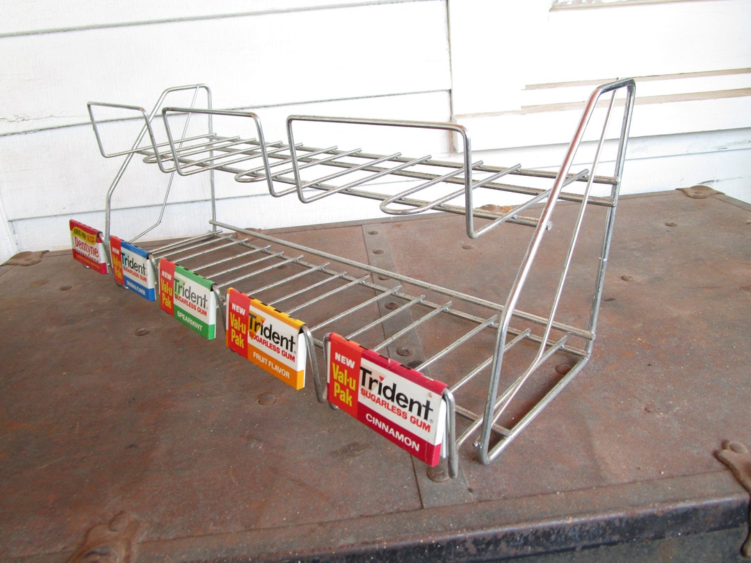 Vintage Store Display - 1960s - Wire/metal Rack Gum Display - Chewing ...