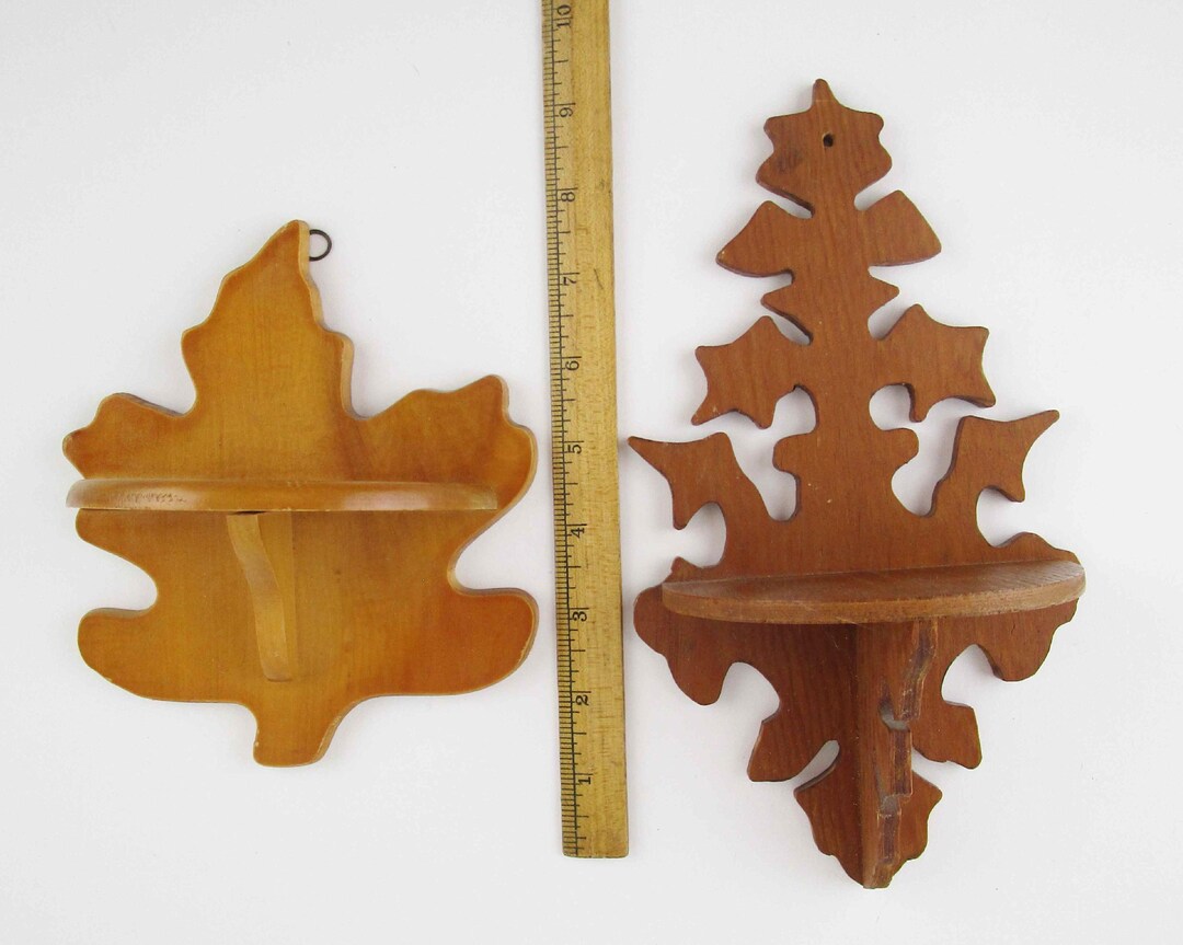 CHOICE - Small Wood Shelves - Maple Leaf - OR - Pine Shelf ...