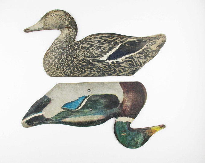 Vintage Paper 'wm. R. Johnson & Co.' Duck Decoys - Paper Bodies Stapled ...