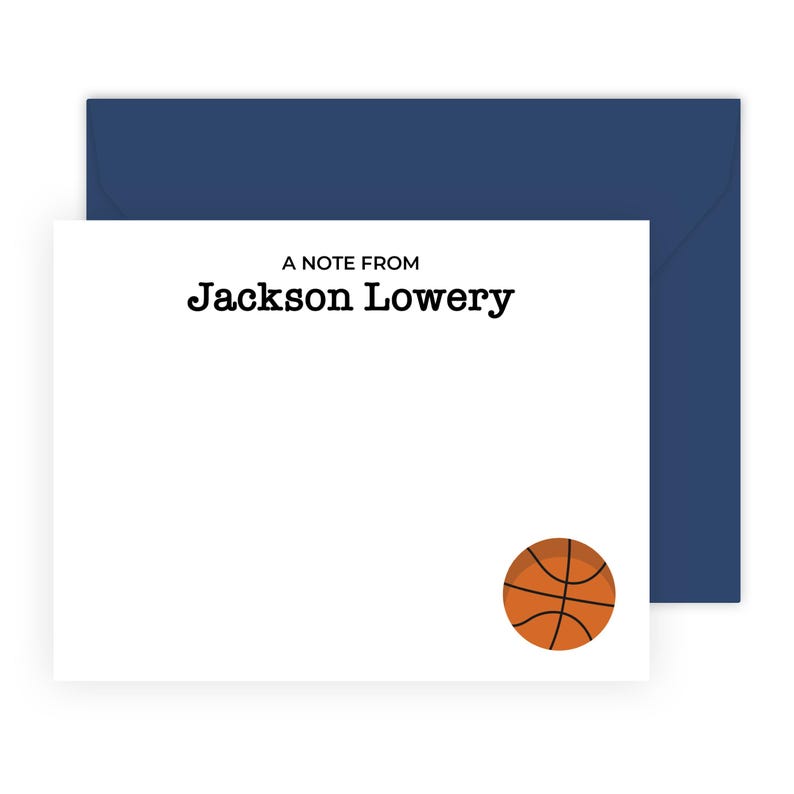 Basketball Stationery Set | Basketball Stationary Set | Personalized ...