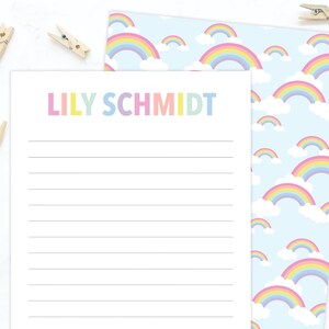 Kids Letter Writing Set | Girls Stationery Paper Rainbow | Girl Camp ...