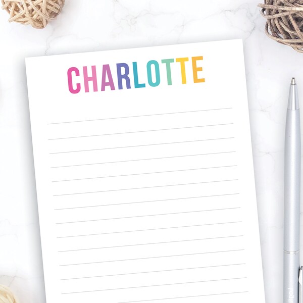 Personalized Notepads - Etsy