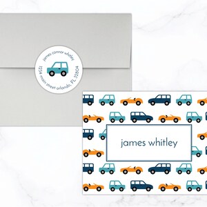 Car Stationery | Car Stationary | Car Folding Note Cards | Personalized ...