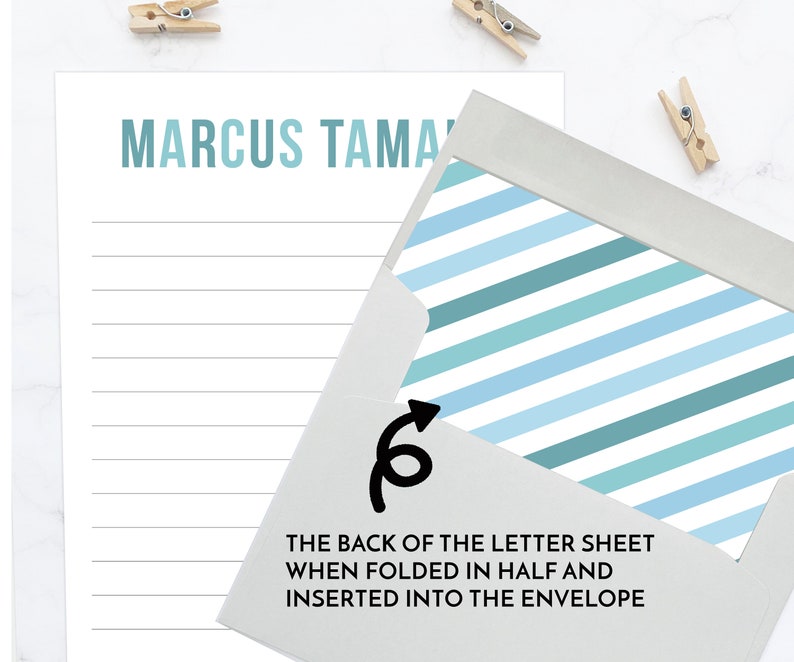 Kids Letter Writing Set Kids Stationery Set Boys | Etsy