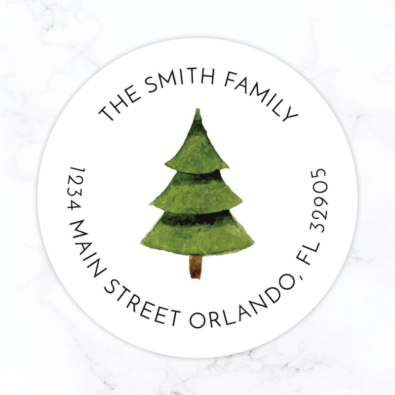 Christmas Tree Label - Etsy