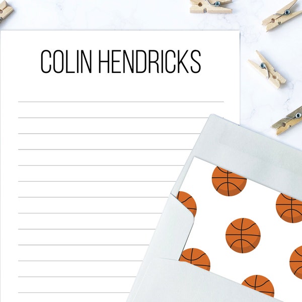 Lined Stationery - Etsy