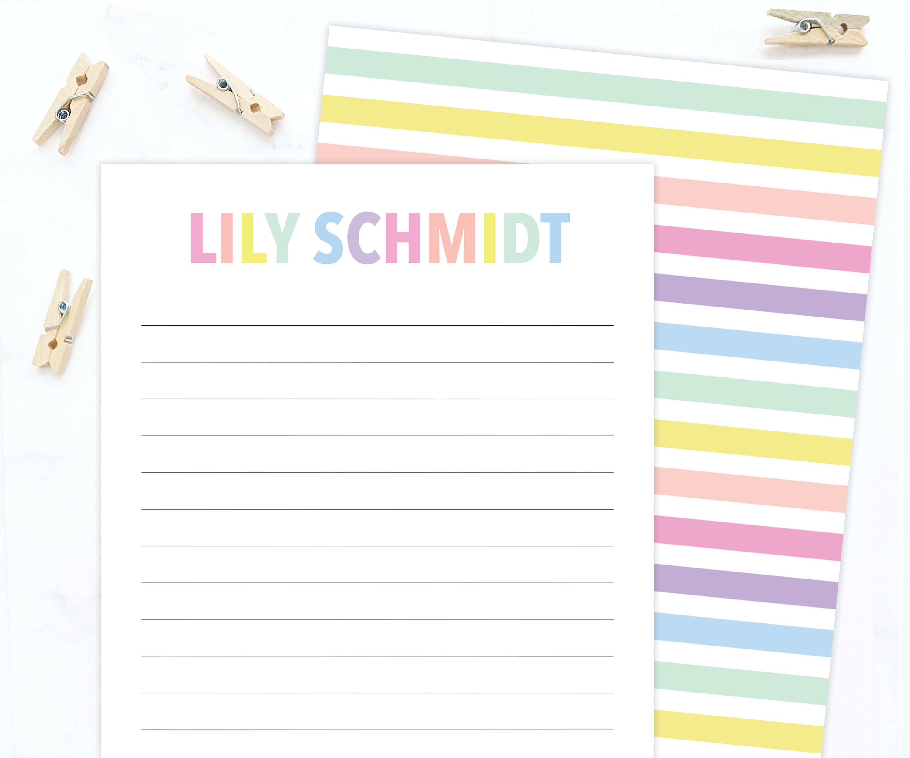 Girls Letter Writing Set Letter Writing Kit Girls | Etsy