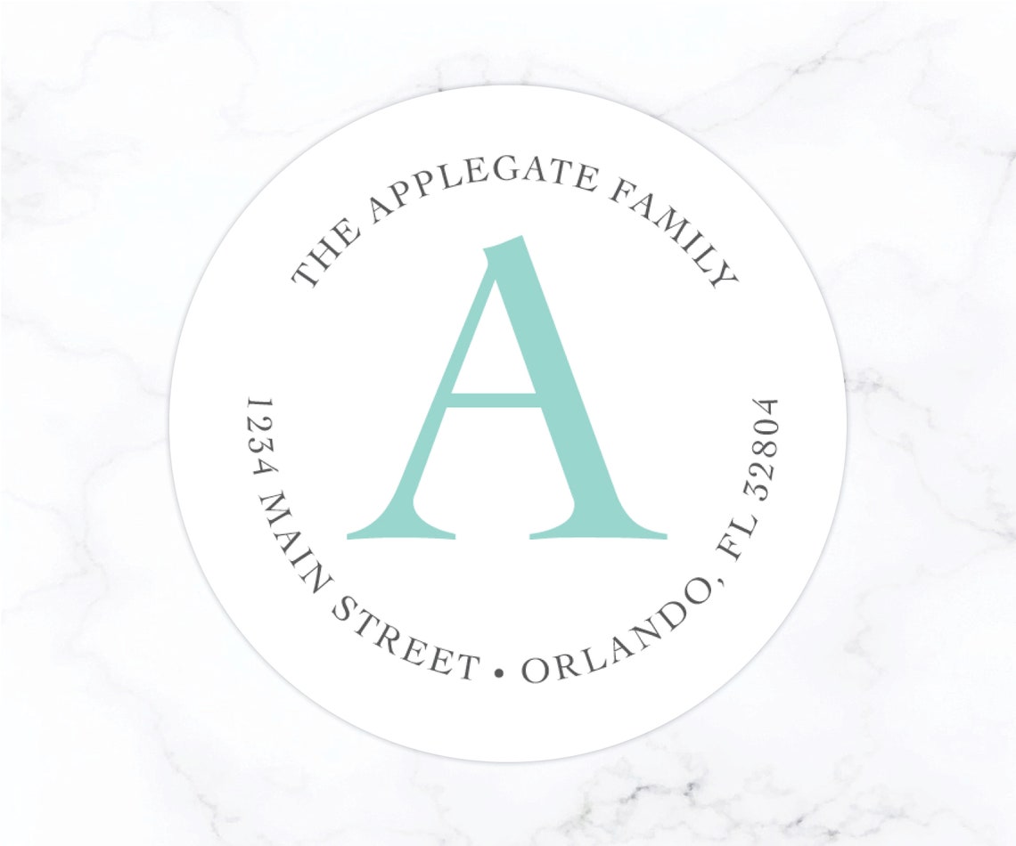 Family Return Address Labels Address Label Stickers 2 Inch - Etsy