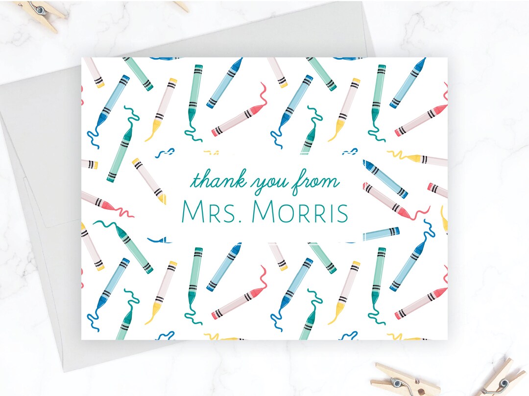 Personalized Teacher Note Cards | Teacher Stationery Set | Teacher ...