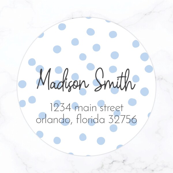 Circle Labels - Etsy