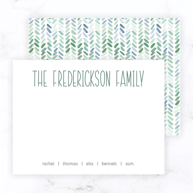 Leaf Name Card - Etsy