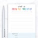 From the Parent of Notepad | Pastel Notepad 5x7 Kid Parent Notepad | 5 ...