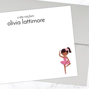 Ballerina Stationery Set African American Ballerina Stationary Set ...