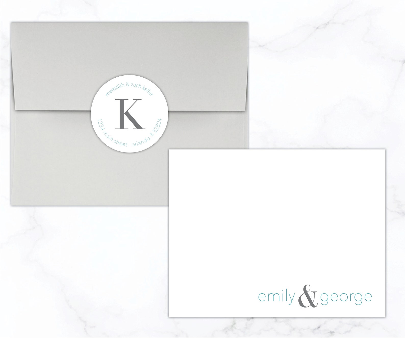 Personalized Couple's Stationery Set Stationary Set - Etsy