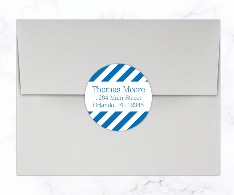 Kids Letter Writing Set Navy Blue Stripe Stationery Set - Etsy