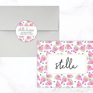 Watermelon Stationery Set | Personalized Watermelon Stationary Set ...