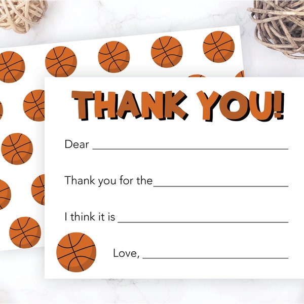 Thank You Basketball - Etsy