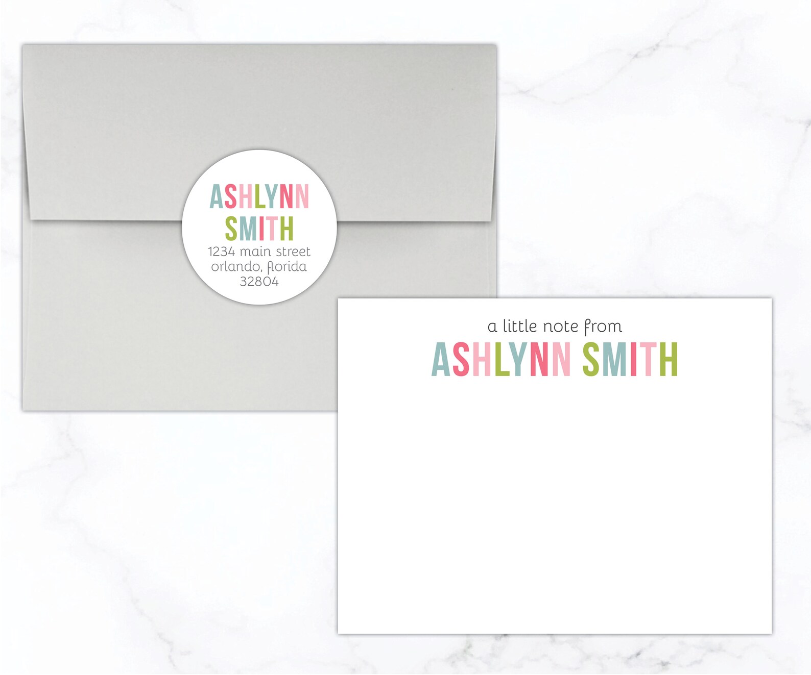 Girls Personalized Stationery Set Girls Stationary Set - Etsy