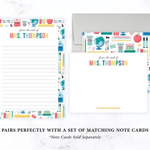 Teacher Notepad | Personalized Teacher Notepad | Teacher Appreciation ...