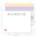 Kids Letter Writing Set | Girls Stationery Paper Rainbow Heart | Camp ...