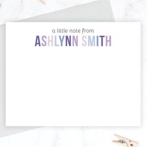Girls Personalized Stationery Set | Girls Stationary Set | Personalized ...