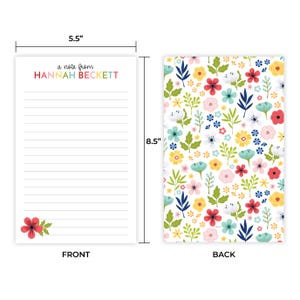 Kids Letter Writing Set | Girls Lined Stationery Paper Floral Print ...