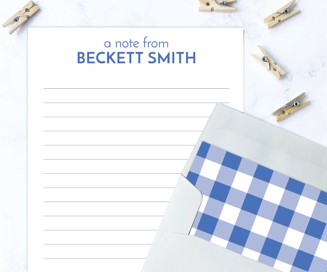 Kids Letter Writing Set Kids Stationery Set Boys Stationary Kit Blue ...